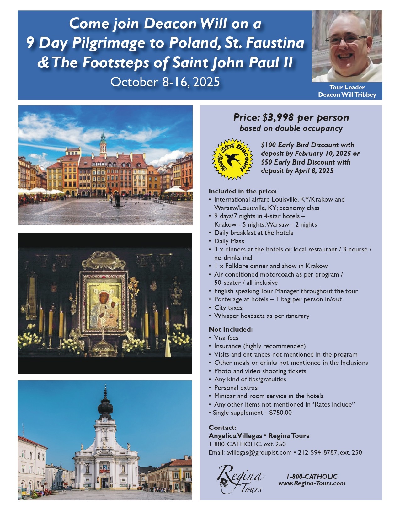 Join Deacon Will on a Pilgrimage to Poland!